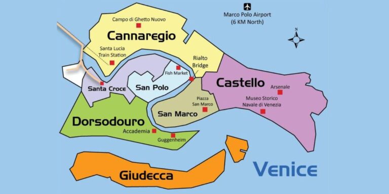 Exploring the City Map of Venice: Your Guide to Getting Around - La ...